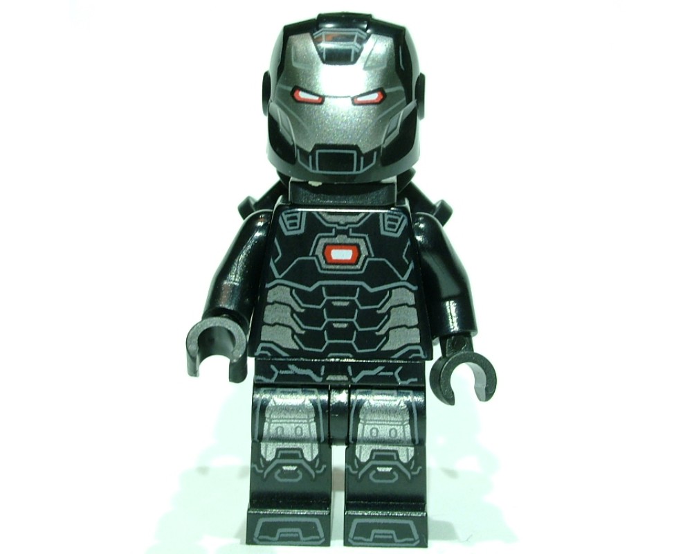 LEGO Set fig-009398 War Machine, Black Outfit with Neck Bracket ...