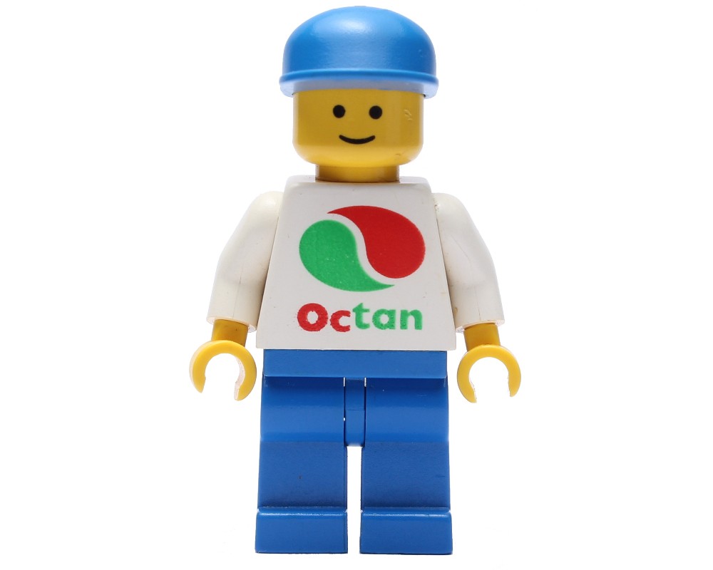 LEGO Set fig-009492 White Torso Octan, Blue Legs, Blue Cap ...