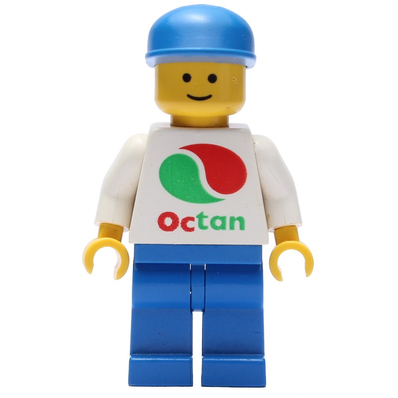 LEGO Set fig-009492 White Torso Octan, Blue Legs, Blue Cap ...