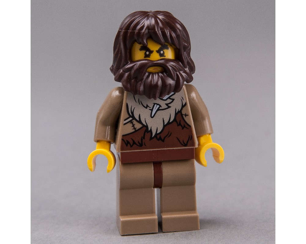 LEGO Set fig-009571 Cave Man, Museum Exhibit | Rebrickable - Build with ...