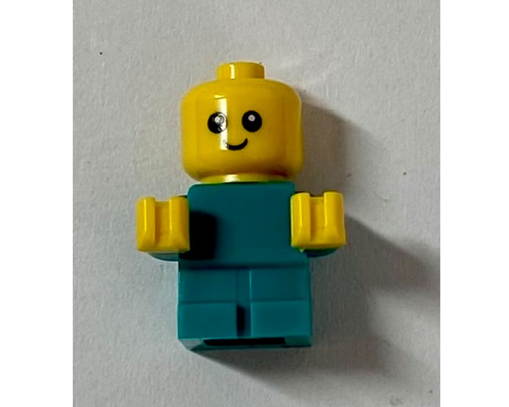 LEGO Set fig-009655 Baby, Dark Turquoise Body (2020 Town) | Rebrickable ...