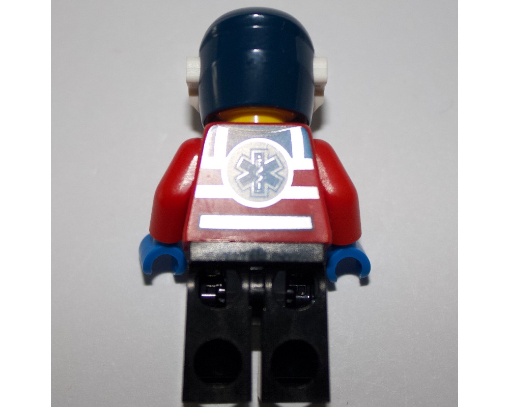 LEGO Set fig-009834 Paramedic, Woman, Red Jacket with Star of Life ...
