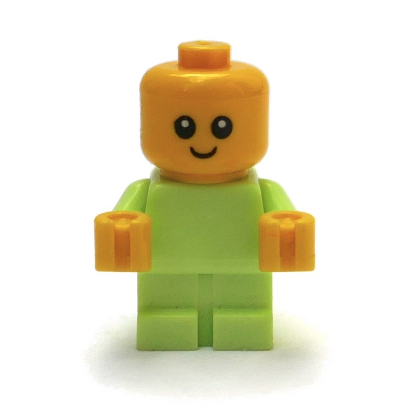 LEGO Set fig-009839 Baby, Yellowish Green Body | Rebrickable - Build ...