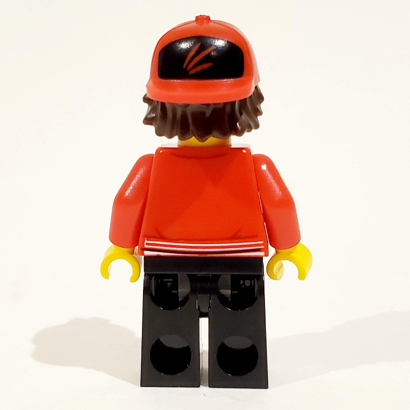 LEGO Set fig-009871 Jack Davids, Red Jacket with Backwards Red Cap ...