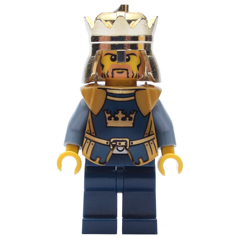 LEGO Set fig-009895 King, Gold Armor and Crown | Rebrickable - Build ...