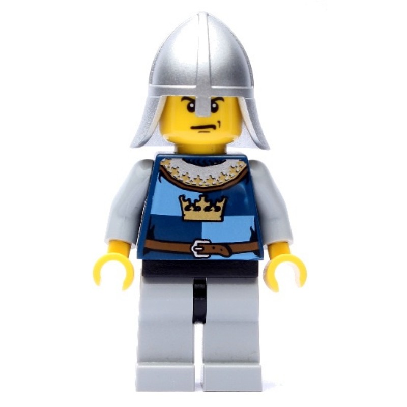 LEGO Set fig-009922 Knight, Dark Blue, Helmet | Rebrickable - Build ...