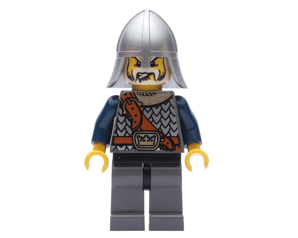 LEGO Set fig-009958 Knight, Dark Blue, Helmet, White Beard ...