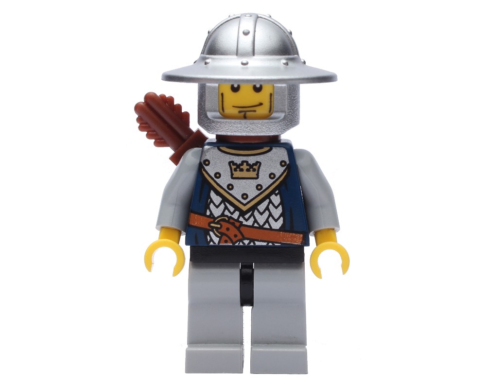 LEGO Set fig-009959 Knight, Archer with Wide Brim Helmet, Quiver, Cheek ...