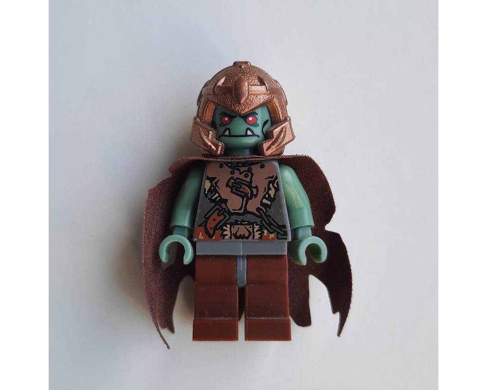 LEGO Set fig-009964 Troll Warrior 7 with Cape (Orc) | Rebrickable ...