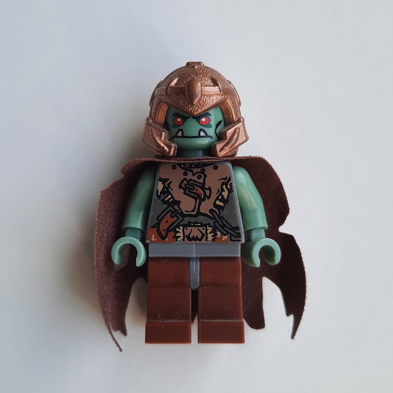 LEGO Set fig-009964 Troll Warrior 7 with Cape (Orc) | Rebrickable ...