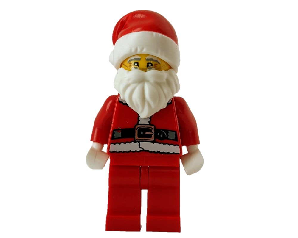 LEGO Set fig-010019 Santa, Coat and Belt, Plain Red Legs, Santa Hat ...