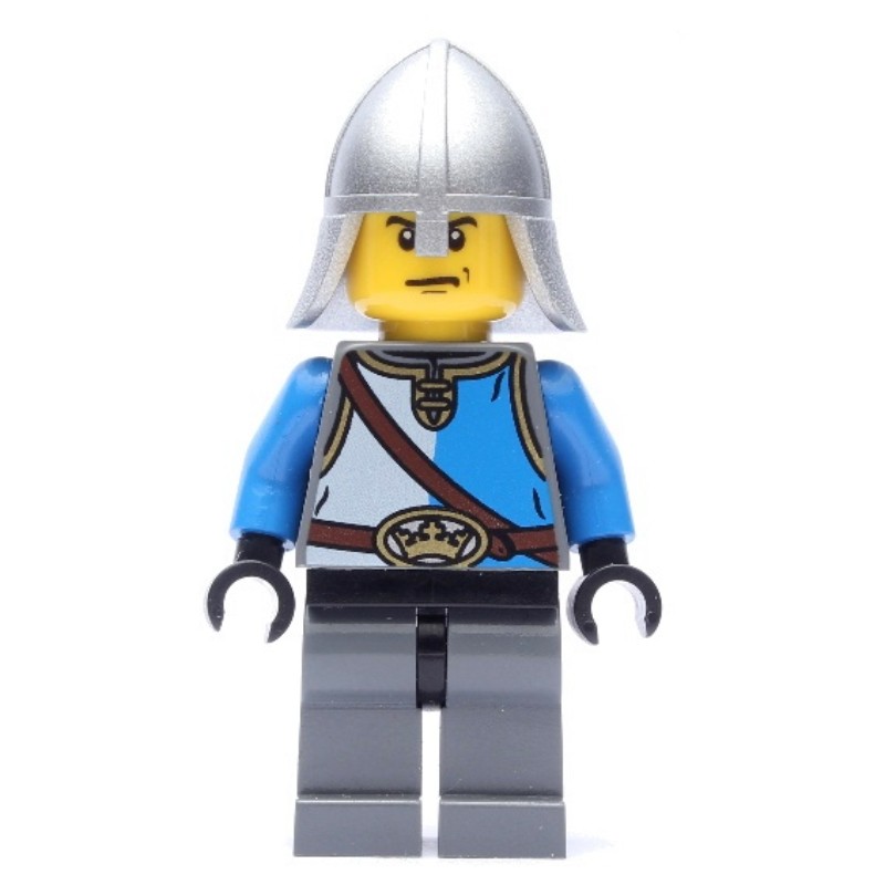 LEGO Set fig-010059 Knight, Blue, Helmet | Rebrickable - Build with LEGO