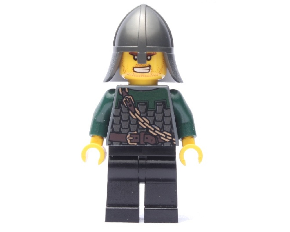 LEGO Set fig-010102 Dragon Knight, Dark Green, Helmet, Angry ...