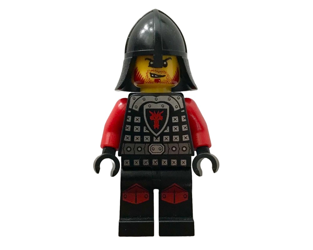 LEGO Set fig-010108 Dragon Knight, Red, Helmet, Red Beard | Rebrickable ...