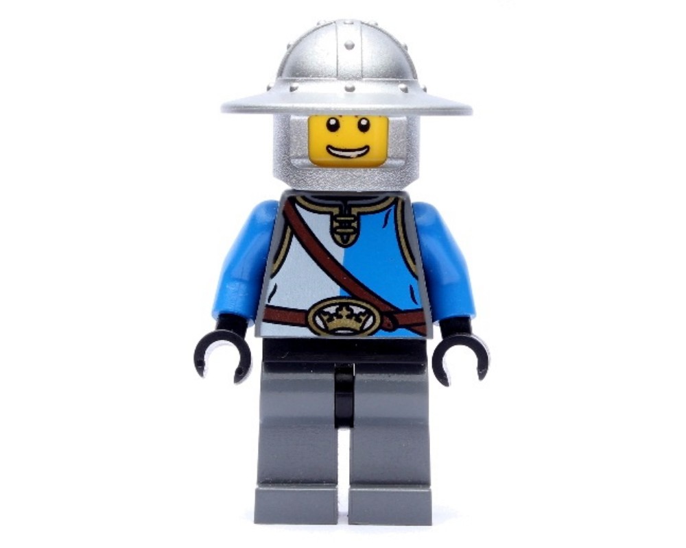 LEGO Set fig-010115 Knight, Blue, Wide Brim Helmet | Rebrickable ...