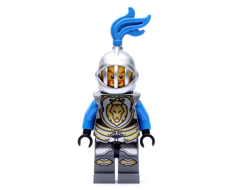 LEGO Set fig-010116 Knight, Blue, Armor, Helmet with Grille and Blue ...