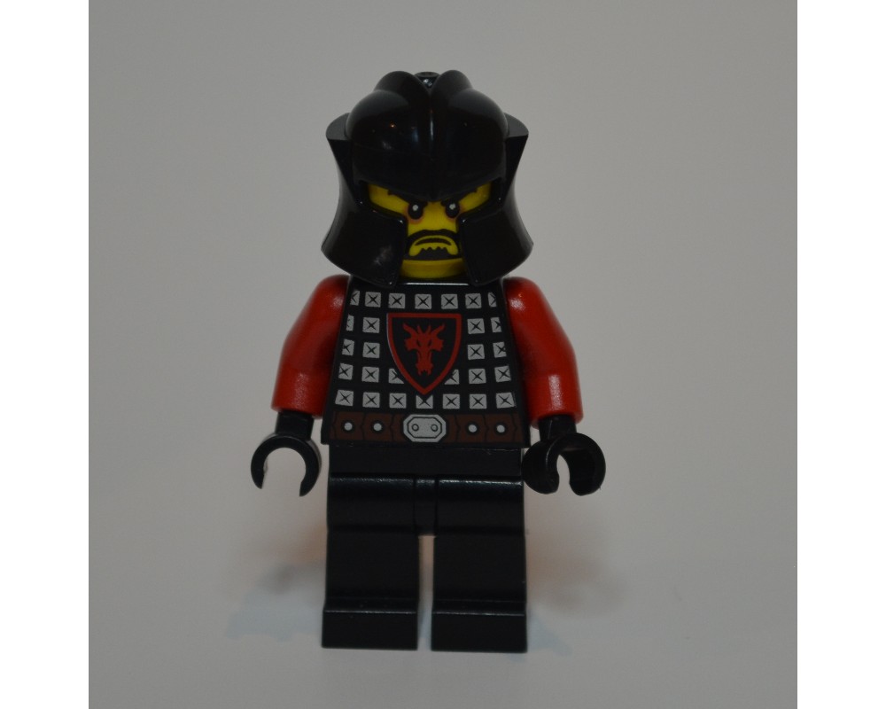 LEGO Set fig-010117 Dragon Knight, Red, Helmet, Black Beard ...