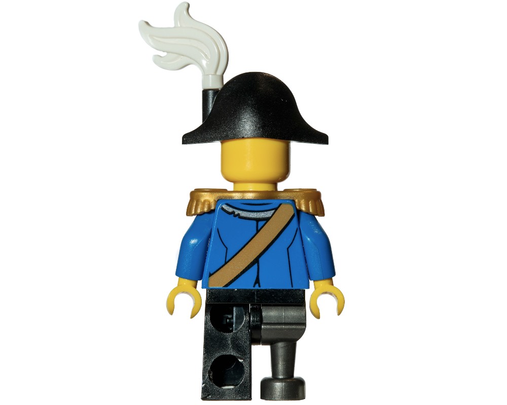 LEGO Set fig-010121 Pirate Captain, Blue Jacket, Peg Leg, Bicorne Hat ...