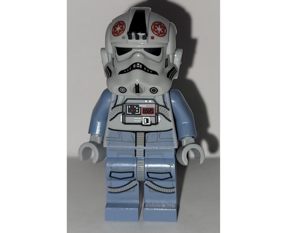 LEGO Set fig-010387 AT-AT Driver - Light Bluish Grey Helmet, Sand Blue ...