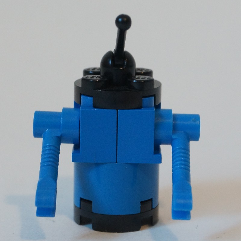 LEGO Set fig-010406 Classic Space Droid - Blue, Round Base ...