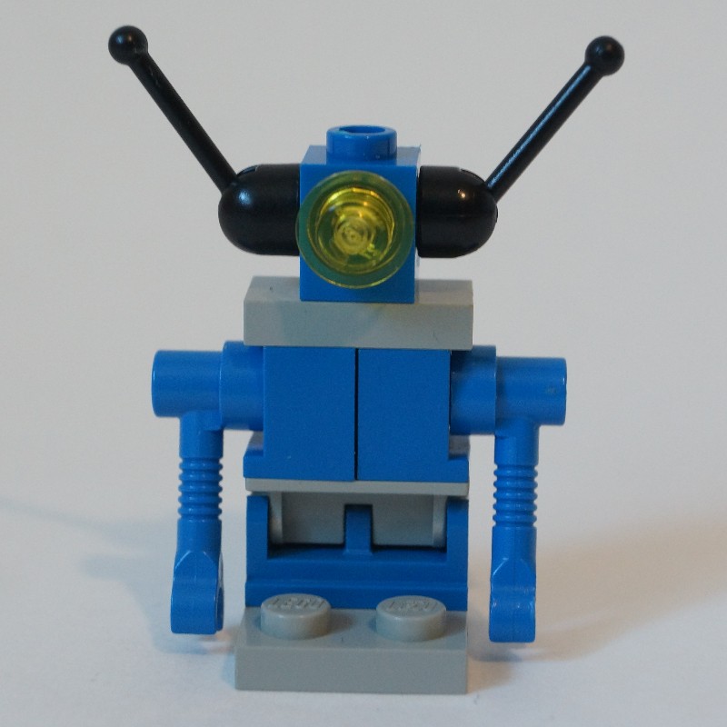LEGO Set fig-010412 Classic Space Droid - Blue and Grey | Rebrickable ...