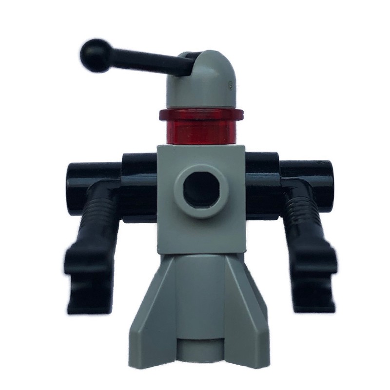 LEGO Set fig-010416 Classic Space Droid - Grey, Rocket Base ...