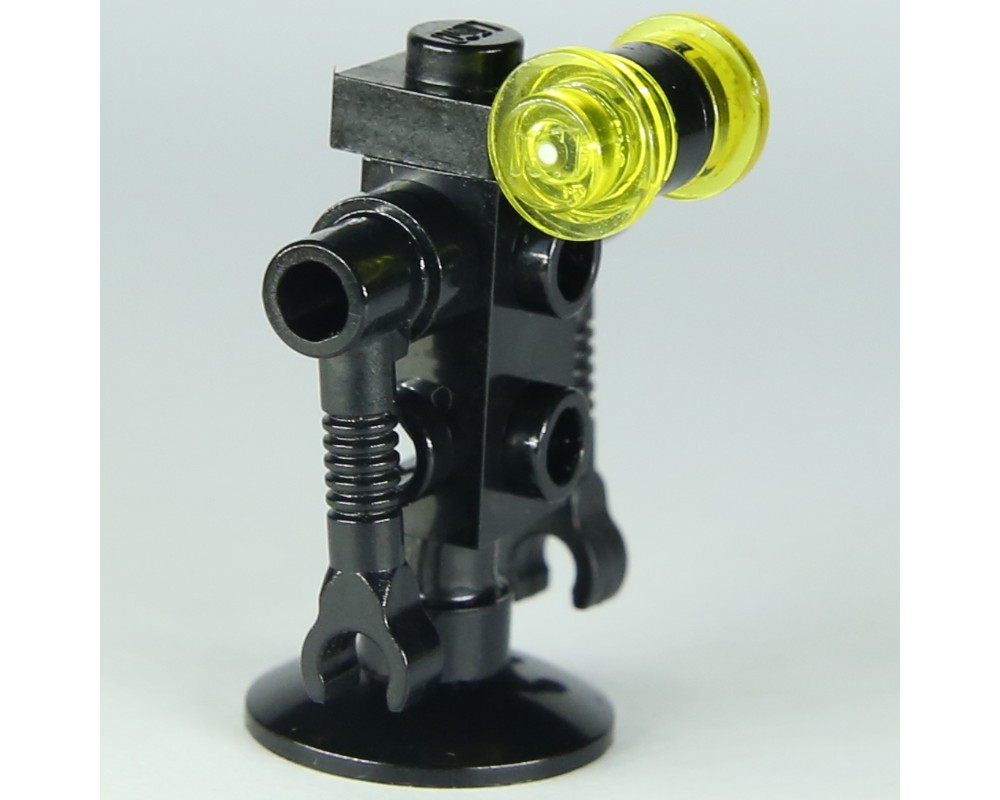 LEGO Set fig-010420 Futuron Droid - Black, Trans-Yellow Eyes ...