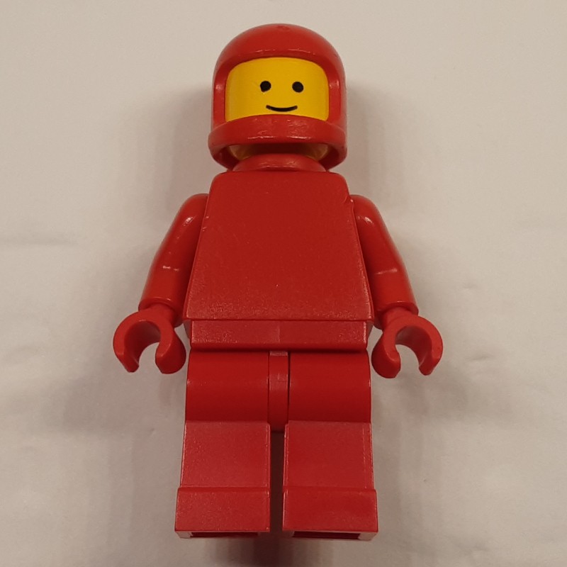 LEGO Set fig-010423 Classic Spaceman, Red with Airtanks (3842a Helmet ...