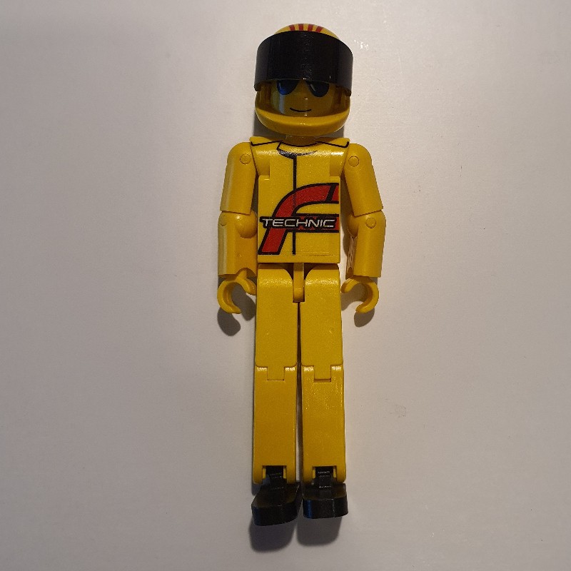 LEGO Set fig-010495 Technic Figure Yellow Legs, Yellow Top [Power ...