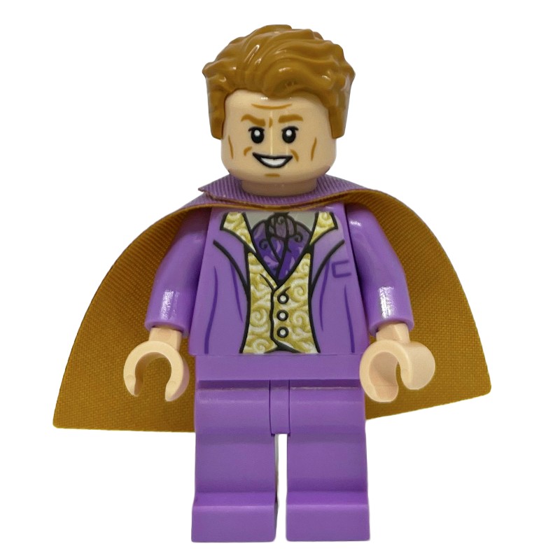 LEGO Set fig-010510 Professor Gilderoy Lockhart, Medium Lavender Outfit ...