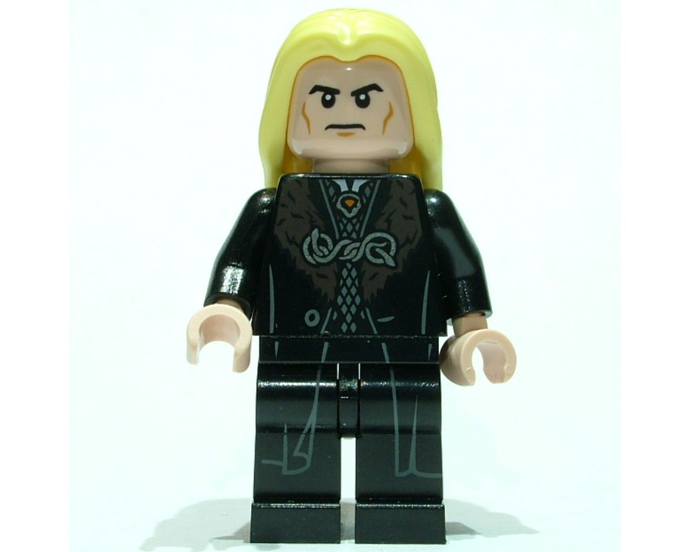 LEGO Set fig-010515 Lucius Malfoy, Black Robes with Dark Red Fur (2020 ...
