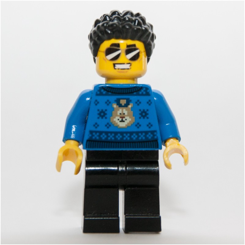 LEGO Set fig-010548 Duke Detain - Blue Christmas Sweater (2020 Seasonal ...