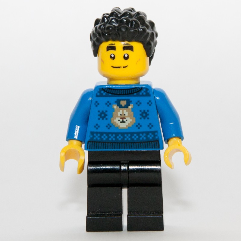 LEGO Set fig-010548 Duke Detain - Blue Christmas Sweater | Rebrickable ...