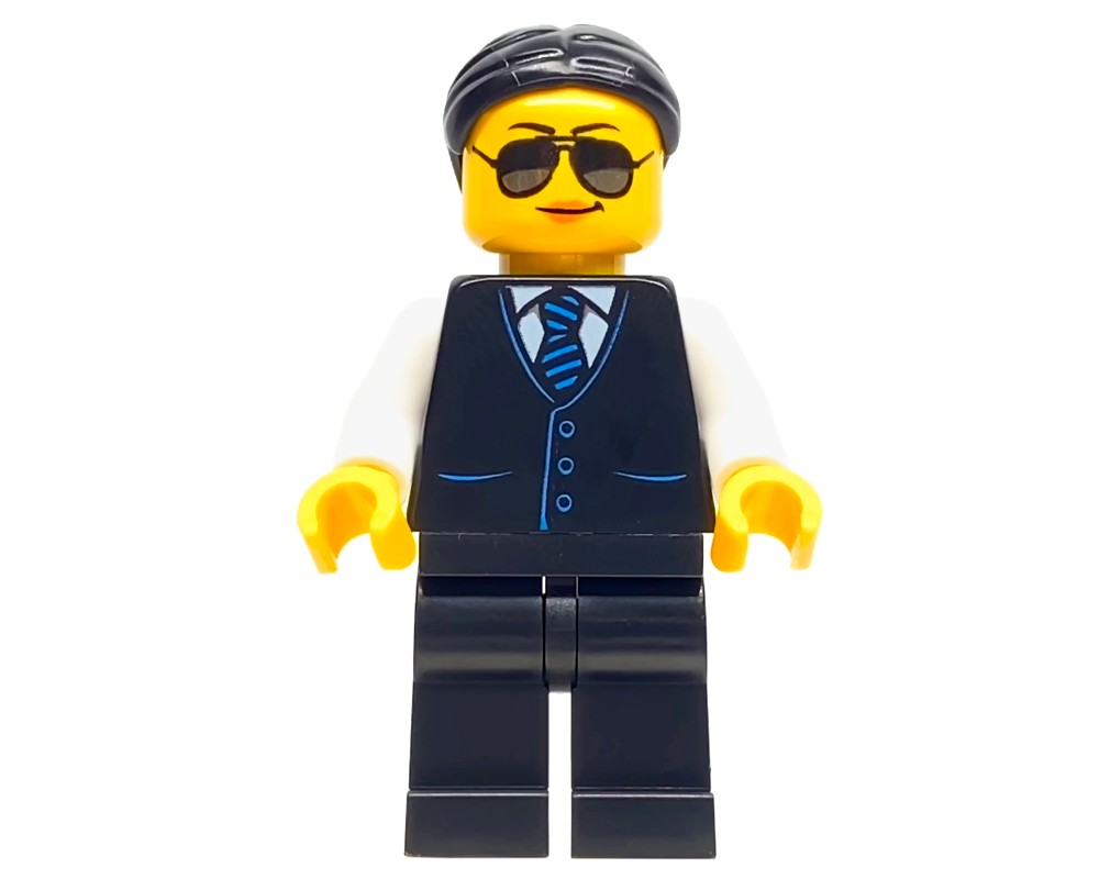 LEGO Set fig-010576 Limo Driver | Rebrickable - Build with LEGO