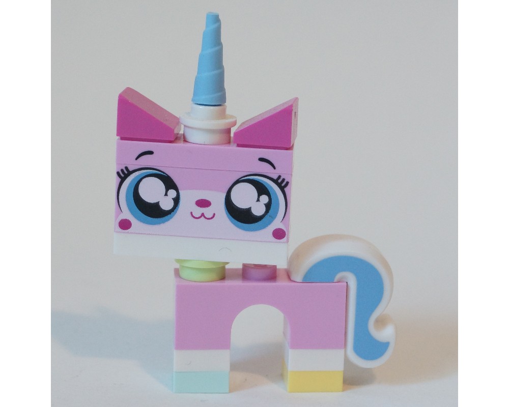 LEGO Set fig-010618 Unikitty, Light Aqua Foot, Closed Mouth, Round Eyes ...