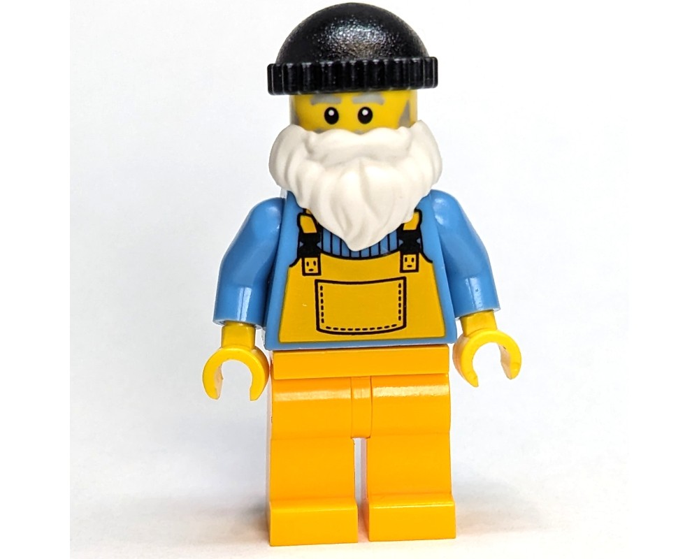 LEGO Set fig-010622 Fisherman - Black Cap | Rebrickable - Build with LEGO