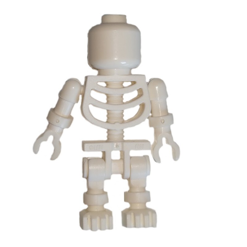 LEGO Set fig-010630 Skeleton, Plain Head | Rebrickable - Build with LEGO