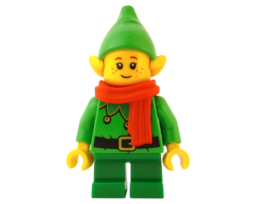 LEGO Set fig-010672 Elf - Bright Green Torso, Green legs, Bright Green ...