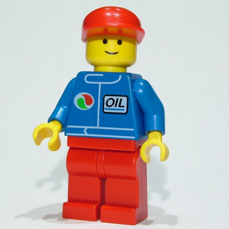 LEGO Set fig-010700 Octan - Blue Torso, Red Legs, Red Cap (2006 ...