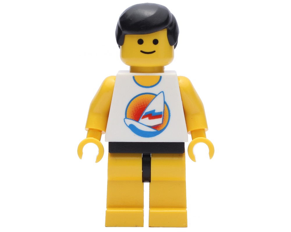 LEGO Set fig-010711 White Torso, Yellow Legs, Black Hair | Rebrickable ...