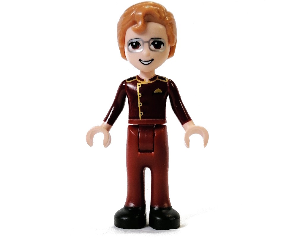 LEGO Set fig-010788 Julian - Dark Red Usher Costume | Rebrickable ...