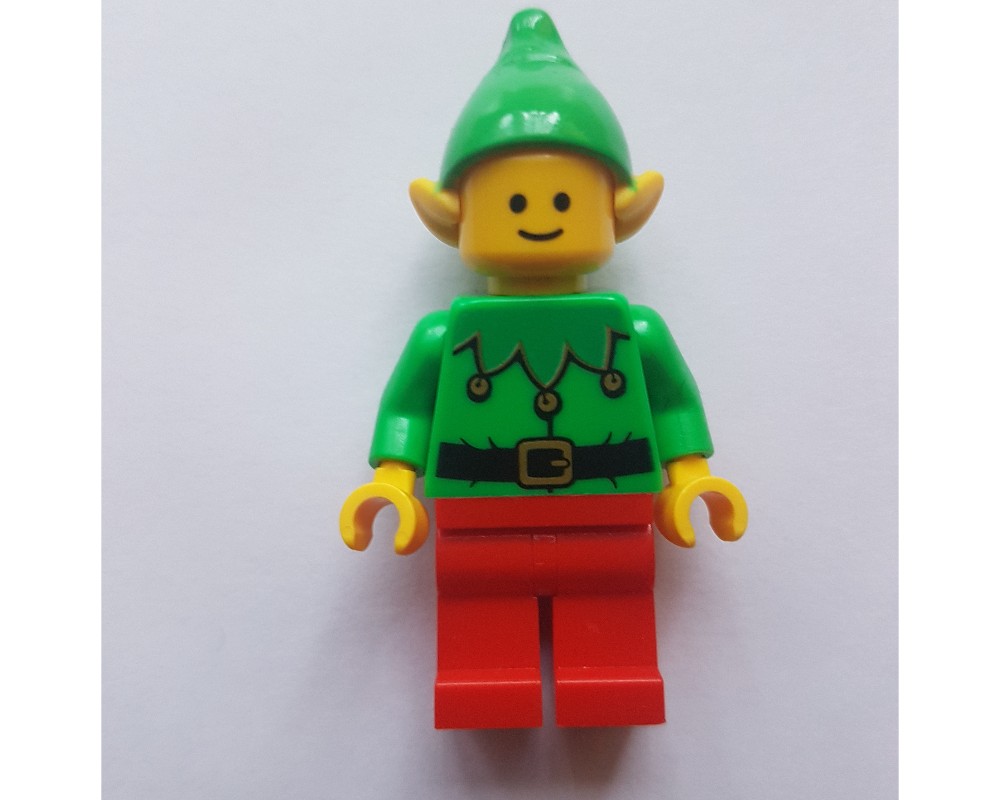 LEGO Set fig-010811 Elf - Bright Green Torso, Red Legs, Bright Green ...