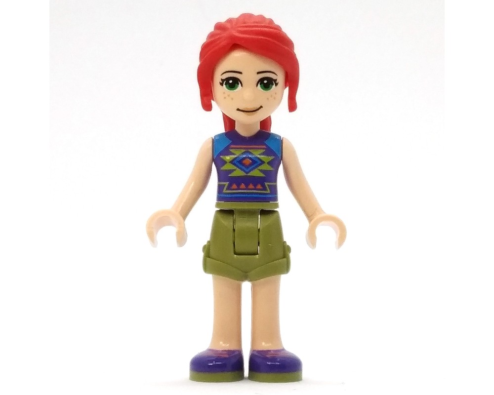 LEGO Set fig-010898 Mia - Dark Purple Top, Olive Green Skirt ...