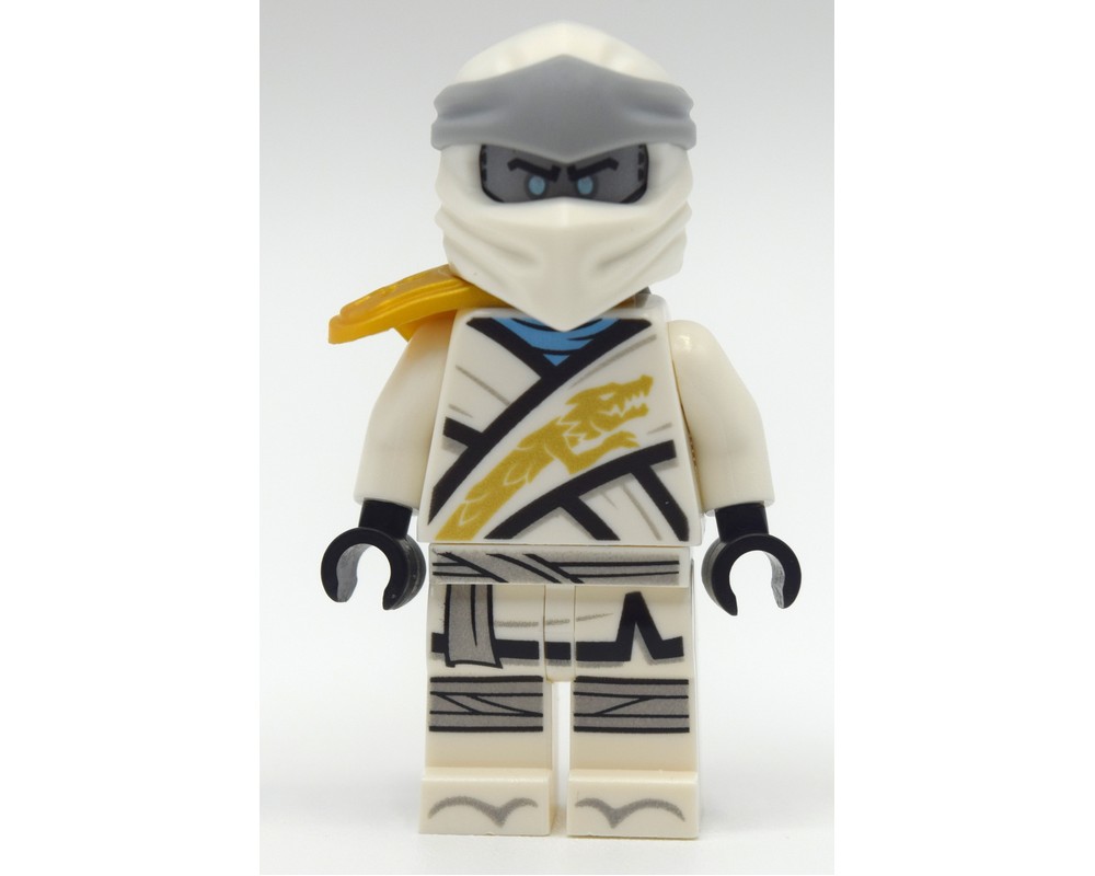 LEGO Set fig-010928 Zane with Shoulder Cover and Silver Head (Legacy ...