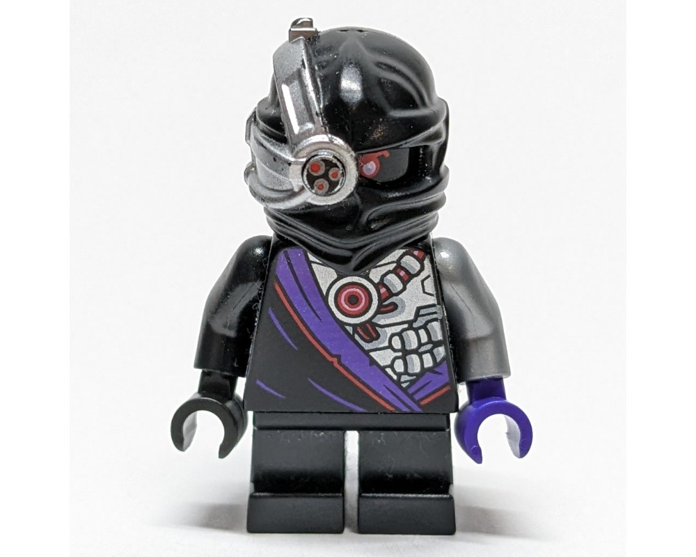 LEGO Set fig-010973 Nindroid with Dual Sided Head, Shoulder Armor ...