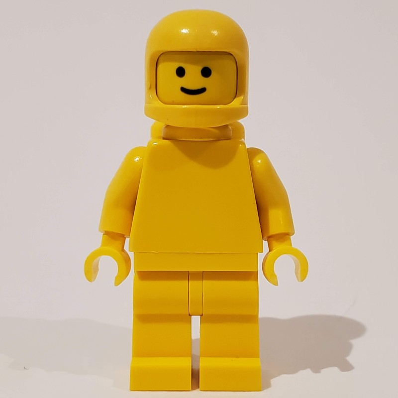 LEGO Set fig-011082 Classic Spaceman, Plain Yellow with Airtanks (3842b ...