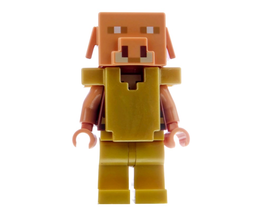 LEGO Set fig-011128 Piglin, Armor, Pearl Gold Legs | Rebrickable ...