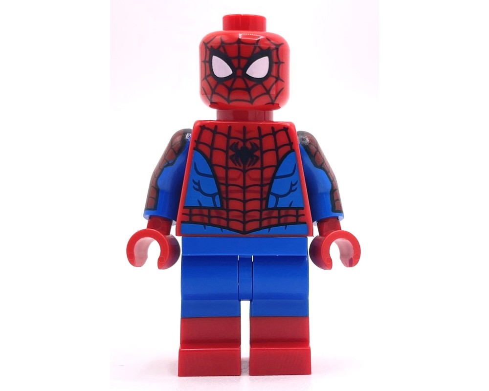LEGO Set fig-011242 Spider-Man, Printed Arms, Red Boots | Rebrickable ...