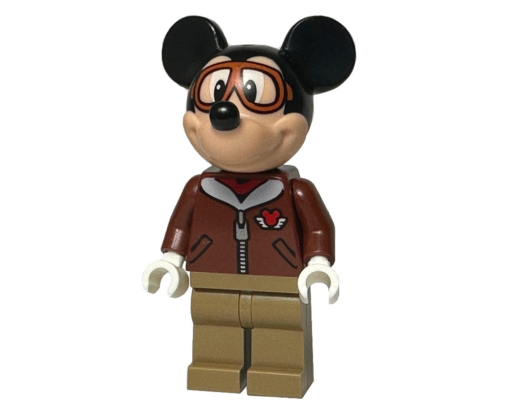 LEGO Set fig-011322 Mickey Mouse, Pilot | Rebrickable - Build with LEGO