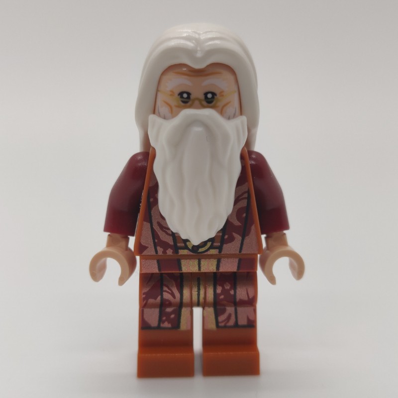 LEGO Set fig-011385 Albus Dumbledore, Dark Orange Robes | Rebrickable ...